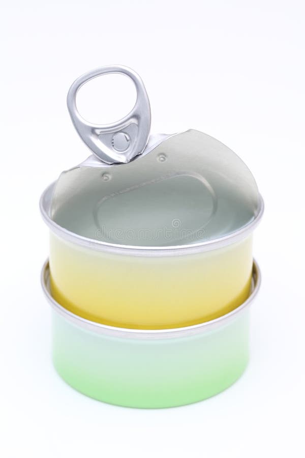 Empty opened steel can stock image. Image of canned, preserved - 33376673