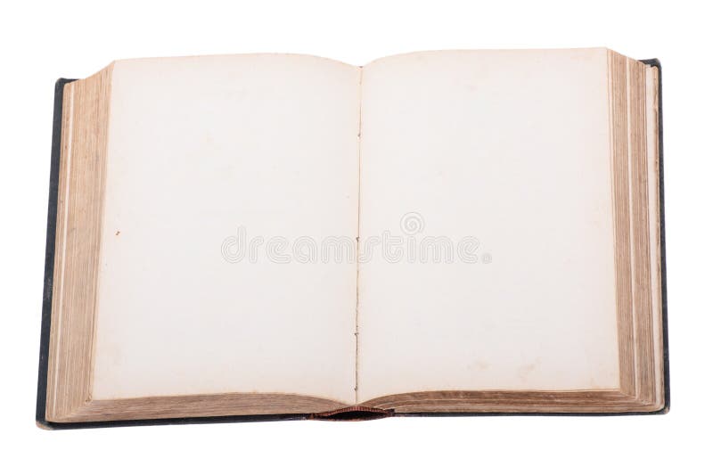 Empty vintage book stock photo. Image of retro, rough - 348072172