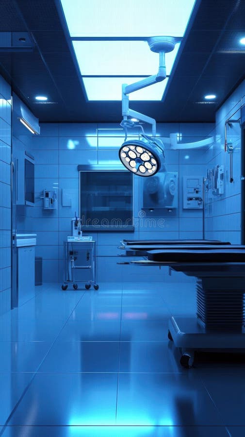 Empty Operating Room Awaits Surgery with Sterile Environment and Modern ...