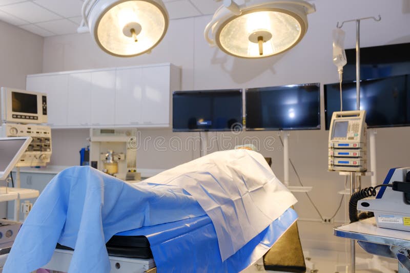 Empty Operating Room in the Hospital Stock Image - Image of emergency ...