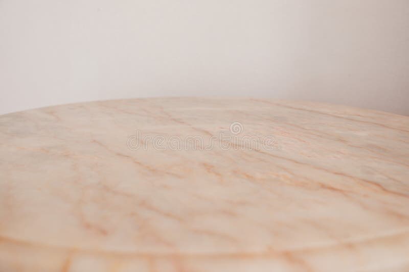 The Empty Orange Marble Table Top with Blur Background. Selective Focus ...
