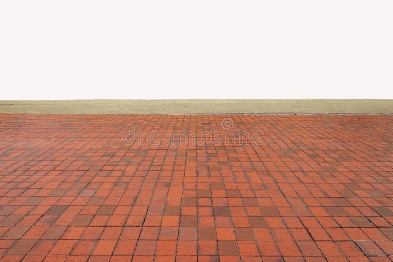 Empty Orange Tiles Floor Pattern on Eye View Angle Stock Image - Image ...