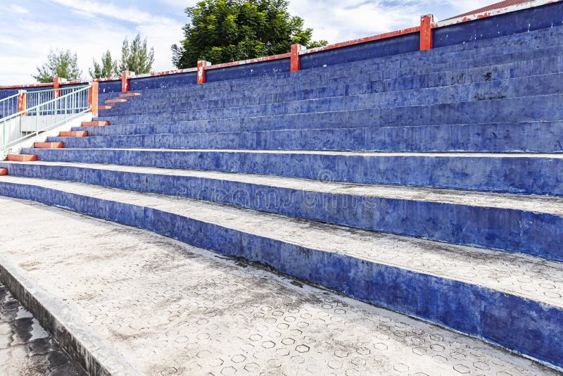 Outdoor Concrete State in the Stadium Stock Photo - Image of outdoor ...