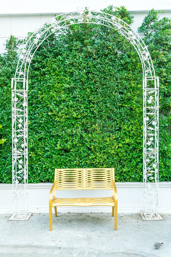 Empty Outdoor Patio Table and Chair Stock Photo - Image of background ...