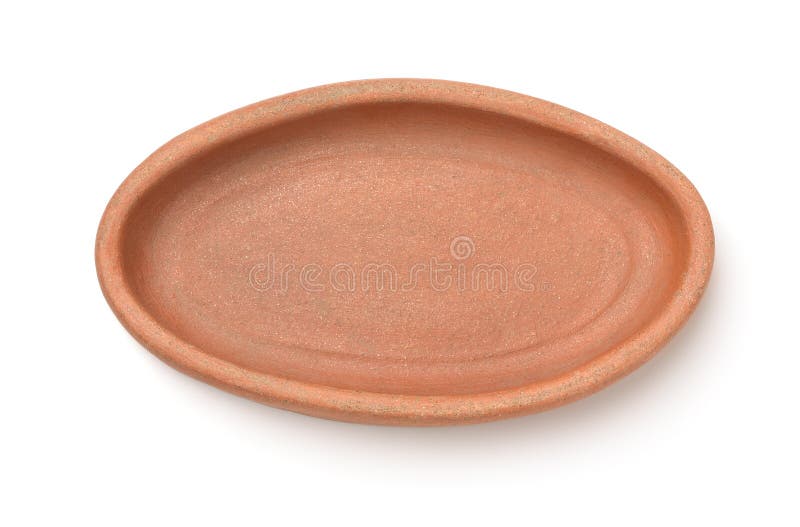 Empty oval clay baking pan stock photo. Image of empty - 311425194