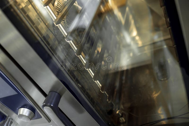 Empty Oven of Electric Stove Stock Photo - Image of inside, steel ...