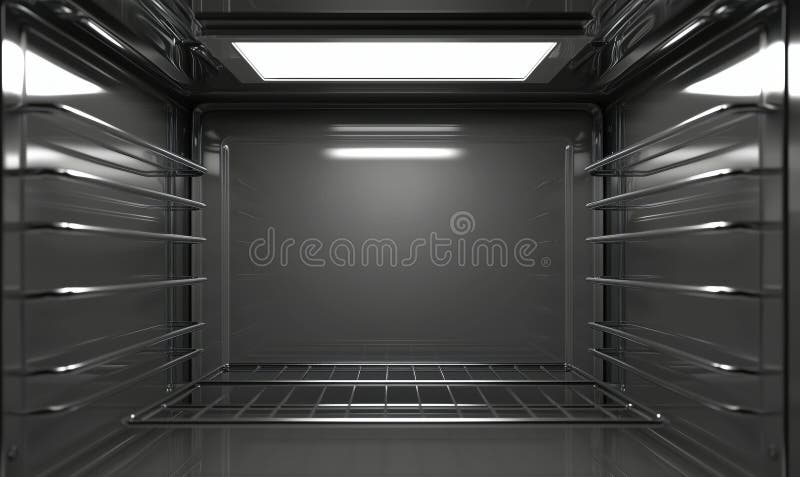 Empty Oven Interior Metal Racks Light Stock Photos - Free & Royalty ...