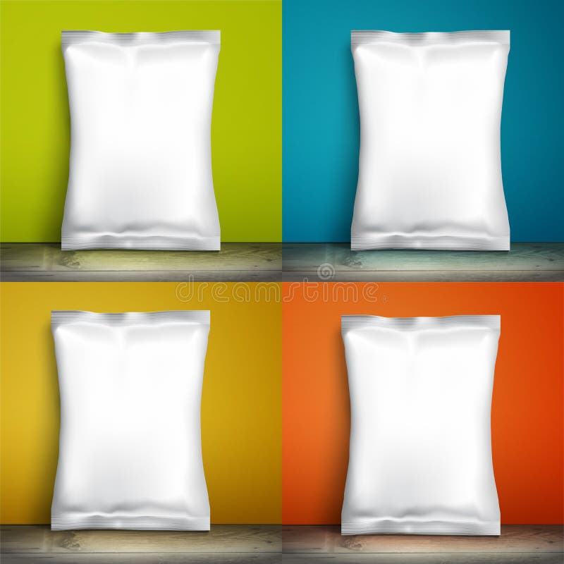 Empty Packaging Design Chips, Candy, Cookies, Cereals and Other ...