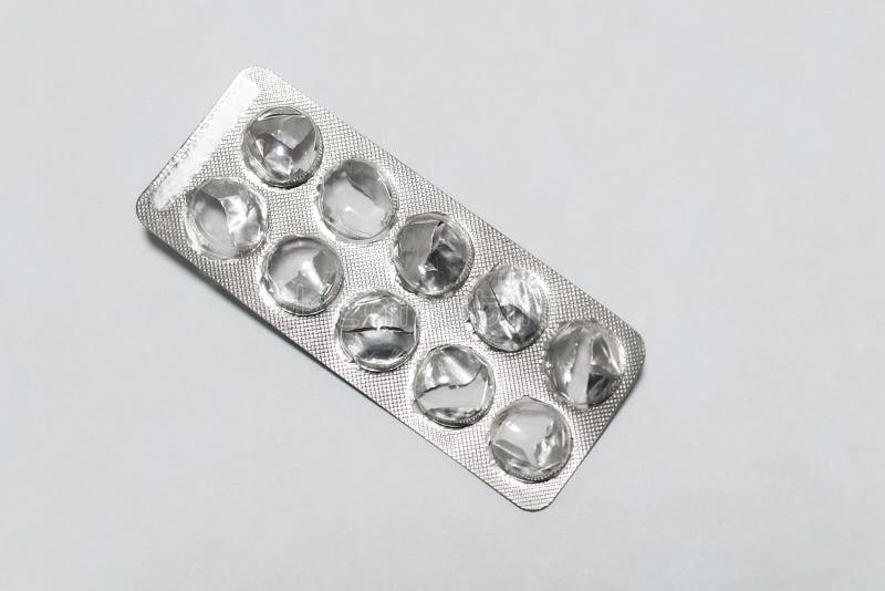 Empty packing of tablets stock photo. Image of medicine - 103700214