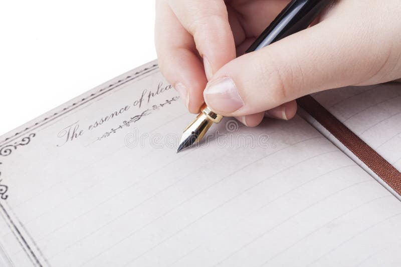 Empty Page stock photo. Image of concept, fingers, document - 35353150