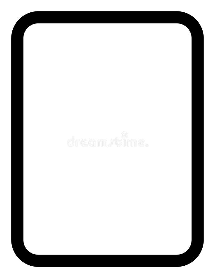 Empty Page Flat Icon Illustration Stock Vector - Illustration of ...