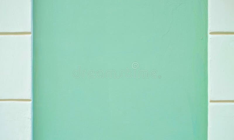 Empty Pale Green Background with White Margins. Wall. Stock Photo ...