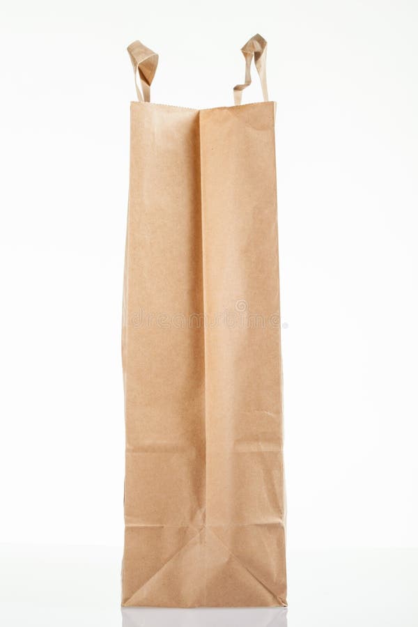 Empty paper bag stock image. Image of consumer, shopping - 28233065