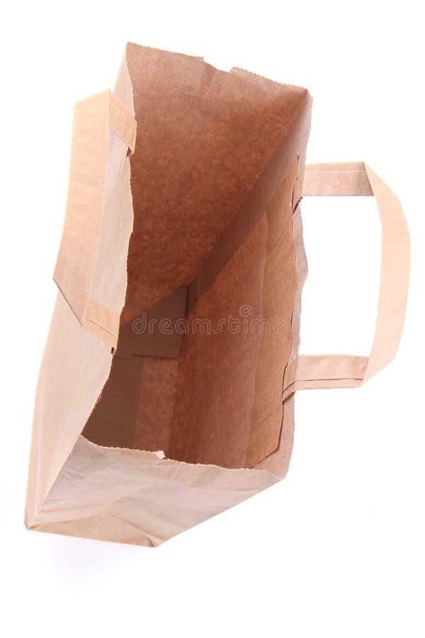 Empty paper bag stock photo. Image of objects, space - 76271832