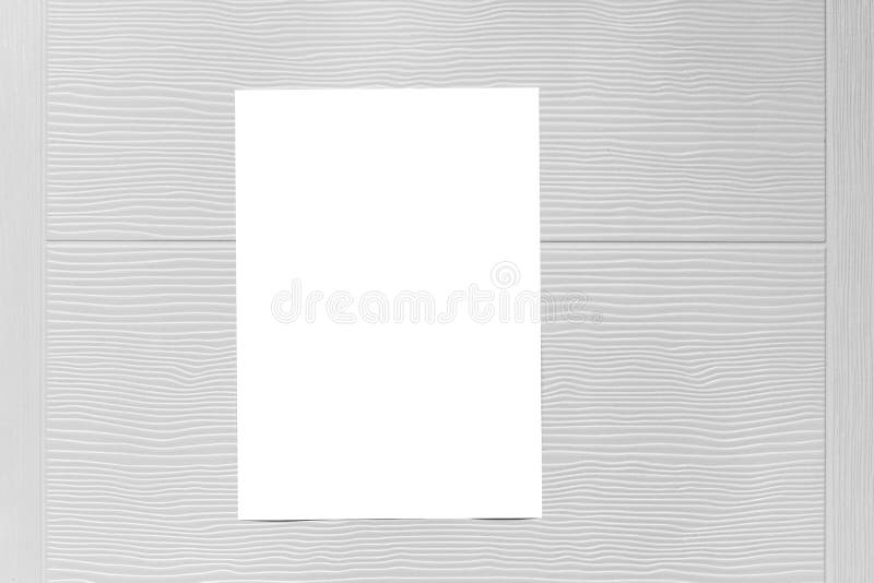 Empty Paper Blank Sample Design White Template Sheet Background Stock ...