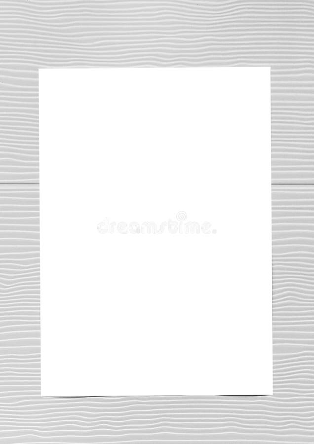 Empty Paper Blank Sample Design White Template Sheet Background Stock ...