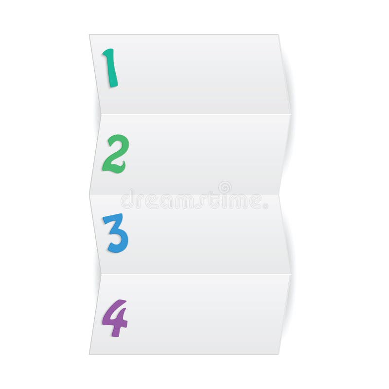 Empty paper booklet stock illustration. Illustration of computer - 50205331