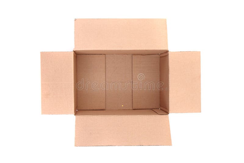 Empty paper box stock image. Image of white, single, carton - 78301671