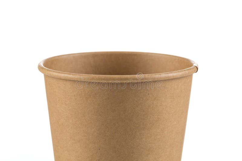 Empty Paper Cups Background Stock Photo - Image of object, coffee ...