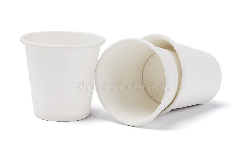 Empty Paper Cups stock image. Image of isolated, group - 49533607