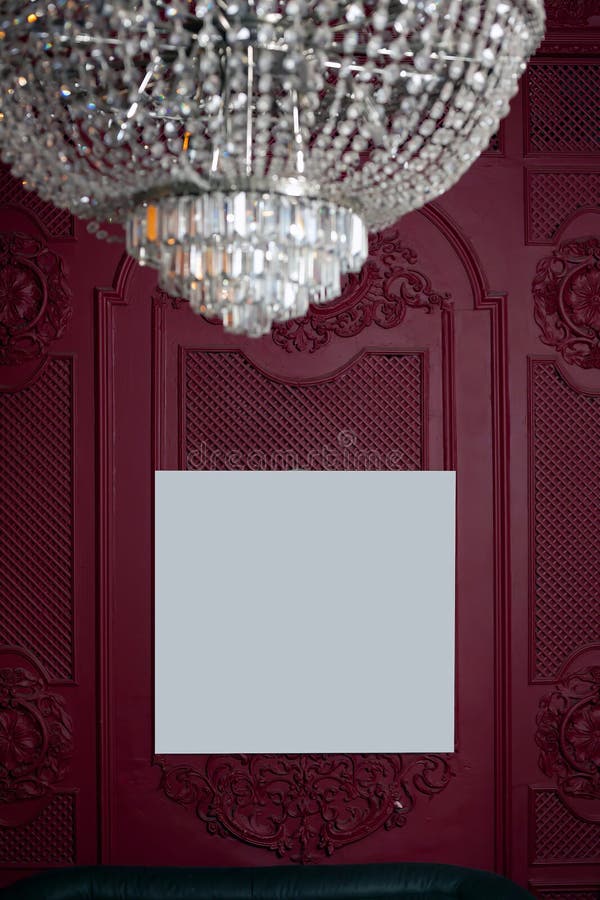 Empty Paper Mockup, Simple Sheet of Paper Template Stock Image - Image ...