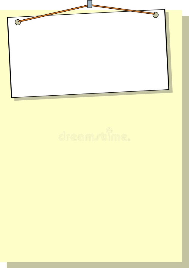 Empty paper and pad stock vector. Illustration of board - 30294314