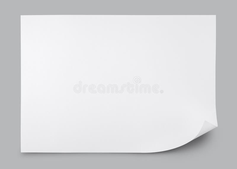 Blank sheet of paper stock photo. Image of paper, empty - 70233016