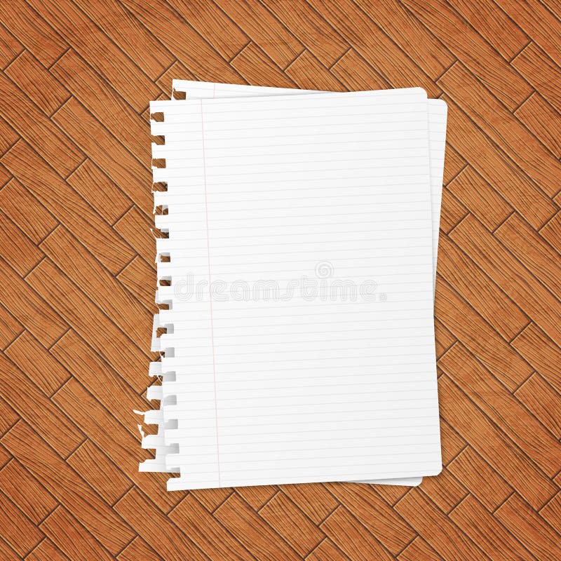 Empty paper sheet. stock vector. Illustration of education - 52793857