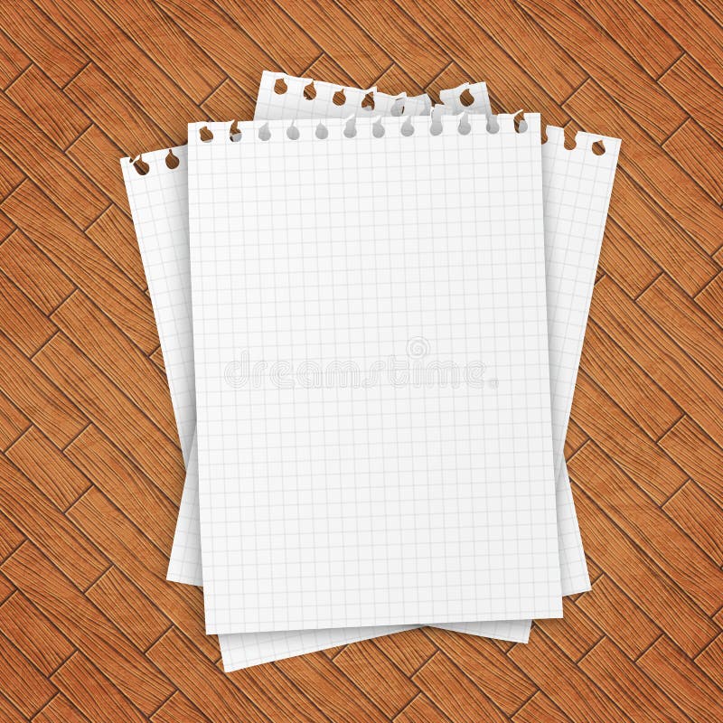 Empty paper sheet. stock illustration. Illustration of page - 53223363