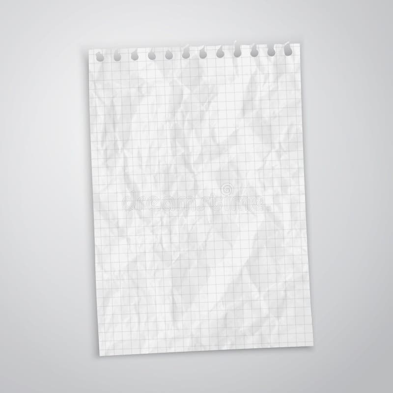 Empty paper sheet. stock illustration. Illustration of note - 52793070