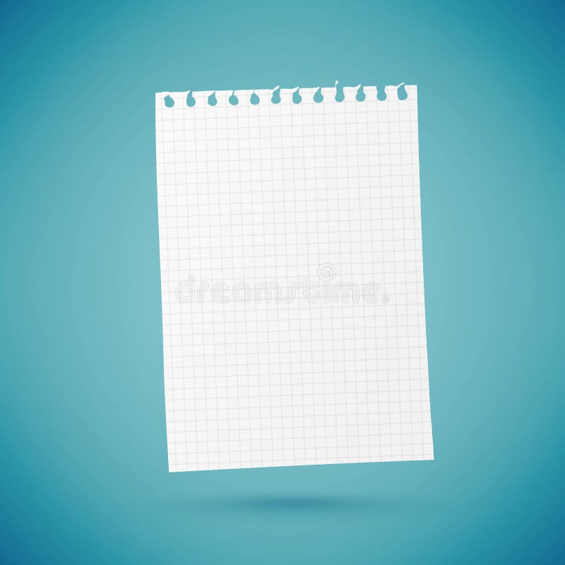 Empty paper sheet. stock illustration. Illustration of education - 53229869