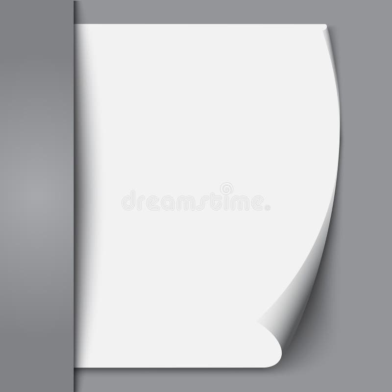 Empty paper sheet. stock vector. Illustration of parchment - 36510795