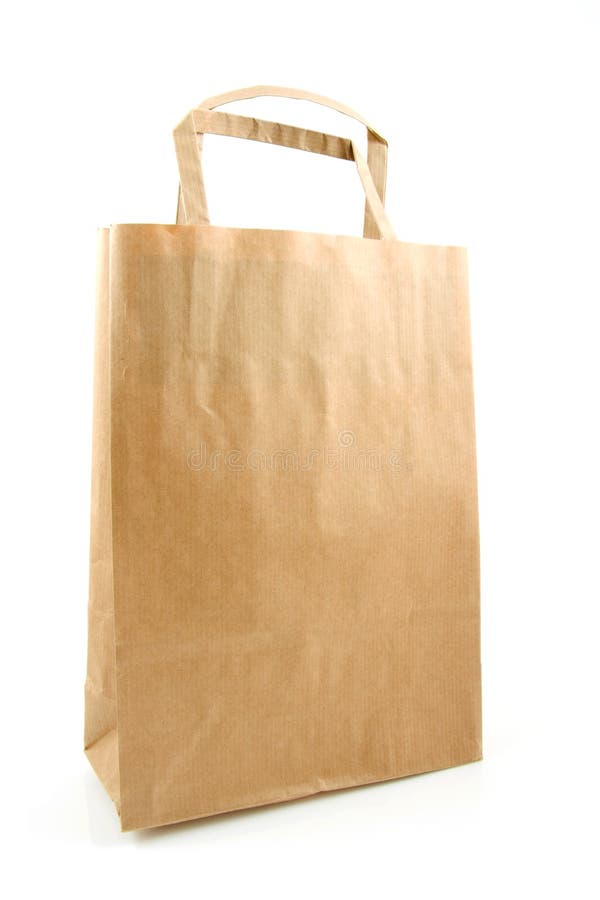 Empty paper shopping bag stock photo. Image of shopping - 11522634