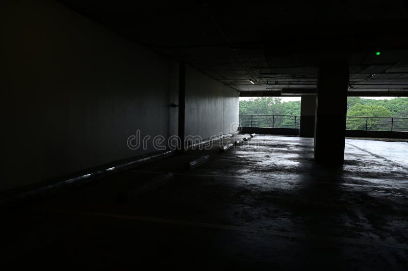 Empty Park Area of Building, Construction Industry Stock Photo - Image ...
