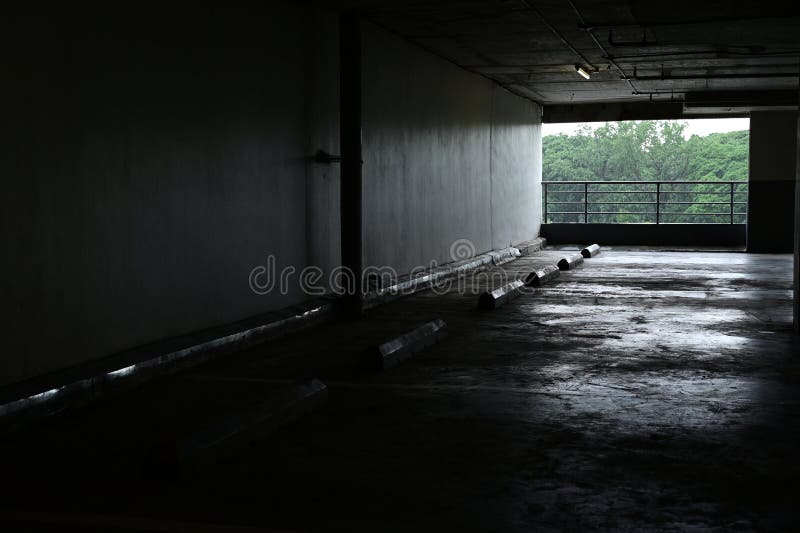 Empty Park Area of Building, Construction Industry Stock Image - Image ...