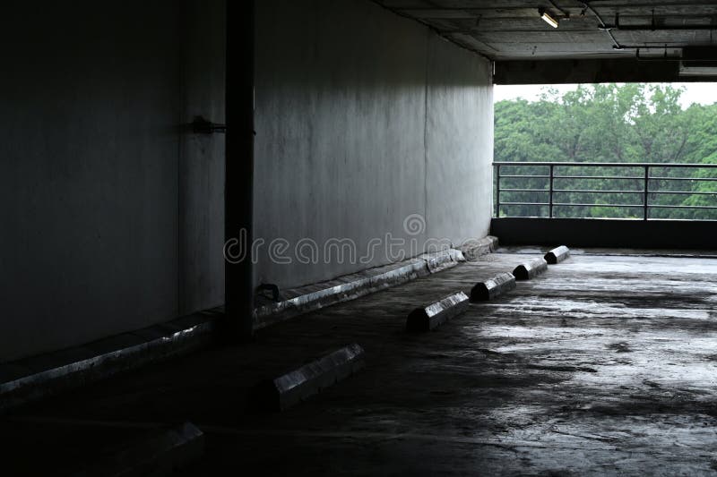 Empty Park Area of Building, Construction Industry Stock Image - Image ...