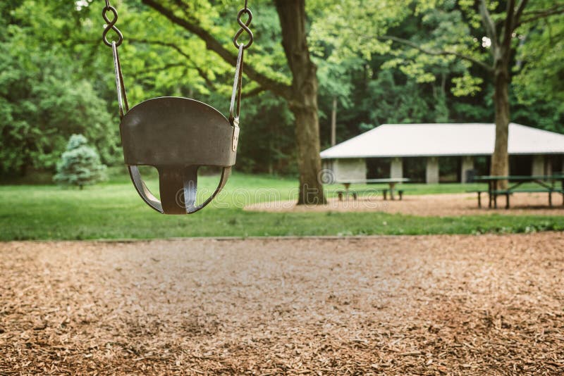Empty Park in the East End Area of Washington D.C. with Colorful Plants ...