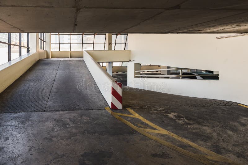 Empty Parking Deck With Ramp Stock Image - Image of ramp, modern: 78024073