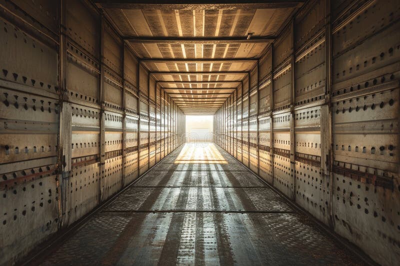 Empty Parking Lot. Background Generative AI Stock Illustration ...