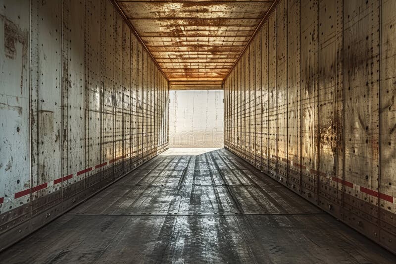 Empty Parking Lot. Background Generative AI Stock Illustration ...