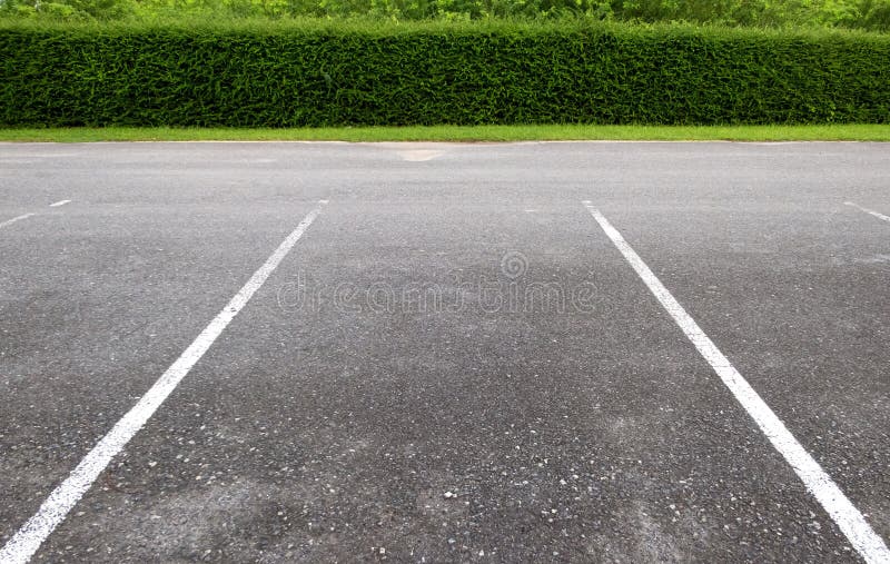 Empty Parking Lot in Outdoor Area Stock Photo - Image of convenient ...