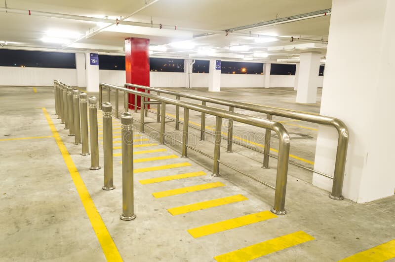 Parking Garage Railing Design Multi Story Prefabricated Galvanized