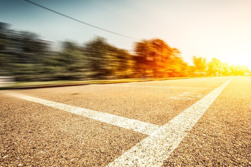 472 Empty Parking Lot Sunset Stock Photos - Free & Royalty-Free Stock ...