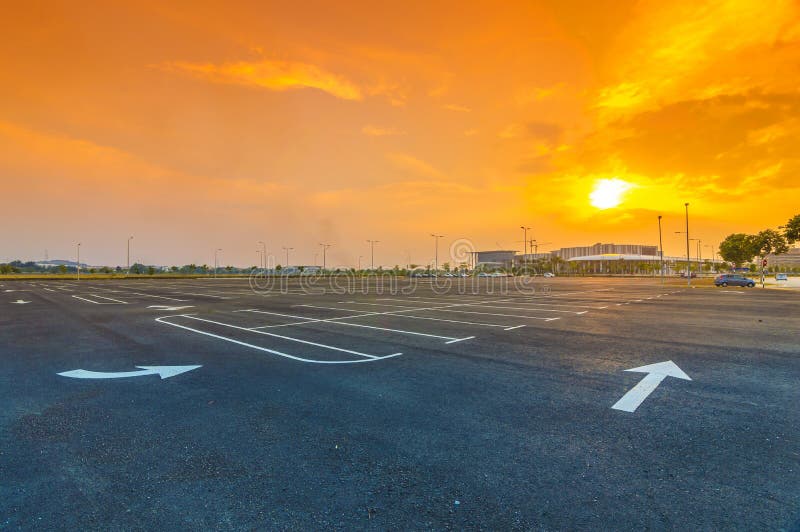 Empty parking lot stock image. Image of indoors, empty - 41099315