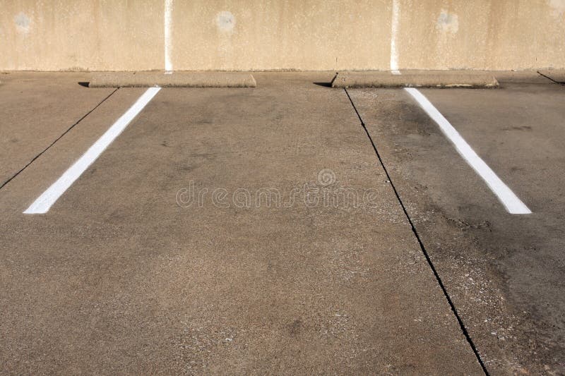 Empty Parking Space Royalty Free Stock Image - Image: 16185346
