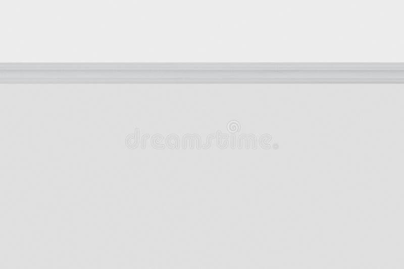 An Empty Part of a White Wall Under the Ceiling, Molding or Ceiling ...