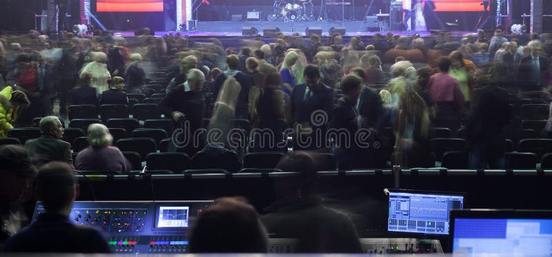 Empty Parterre in a Concert Hall. Editorial Photo - Image of equipment ...