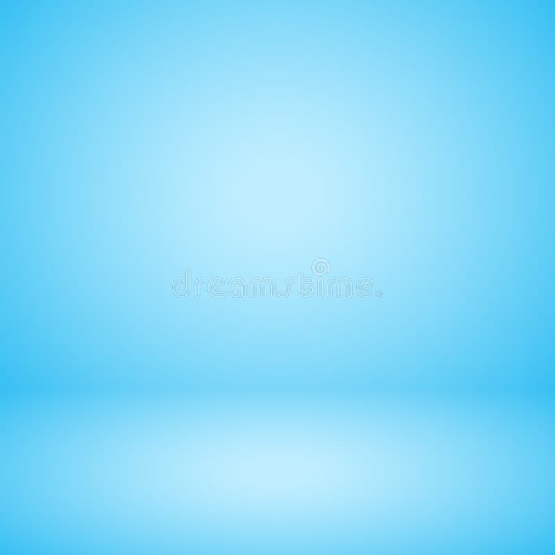 Empty Pastel Blue Studio Abstract Background with Spotlight Effect ...
