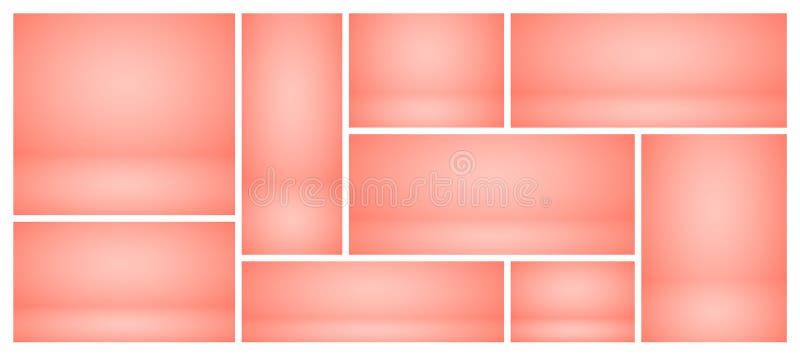 Empty Peach Studio Abstract Backgrounds with Spotlight Effect. Product ...