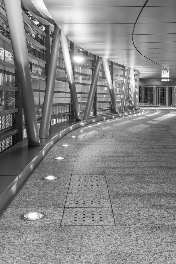 Empty pedestrian walkway stock photo. Image of empty - 128302414